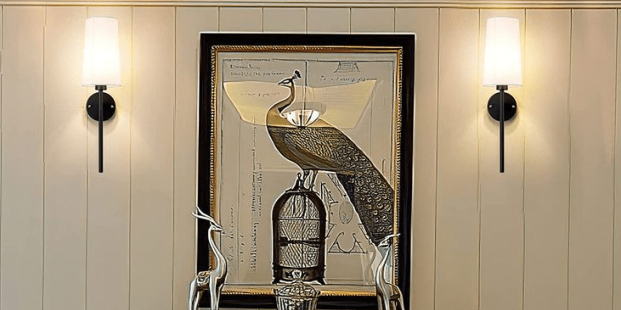Sconce Placement Over Artwork