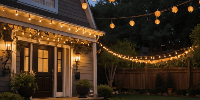 Outdoor Lighting Ideas for Fall Entertainment: String Lights vs. Lante ...