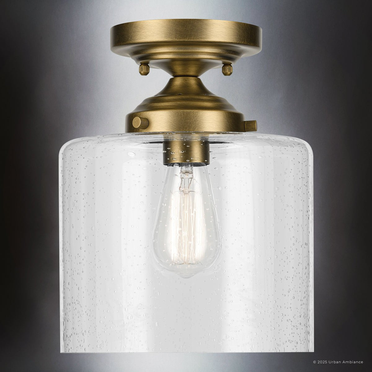 UKC20238 New Traditional Indoor Ceiling Light, 10.75''H x 8.5''W x 8.5 ...