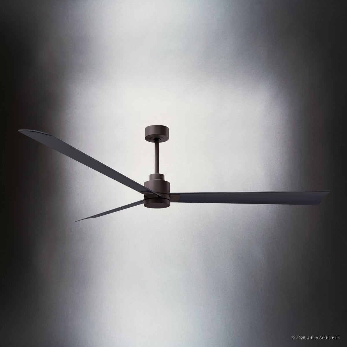 UMC9034 Modern Indoor/Outdoor Ceiling Fan, 8" (Plus Downrod) H x 72" W ...