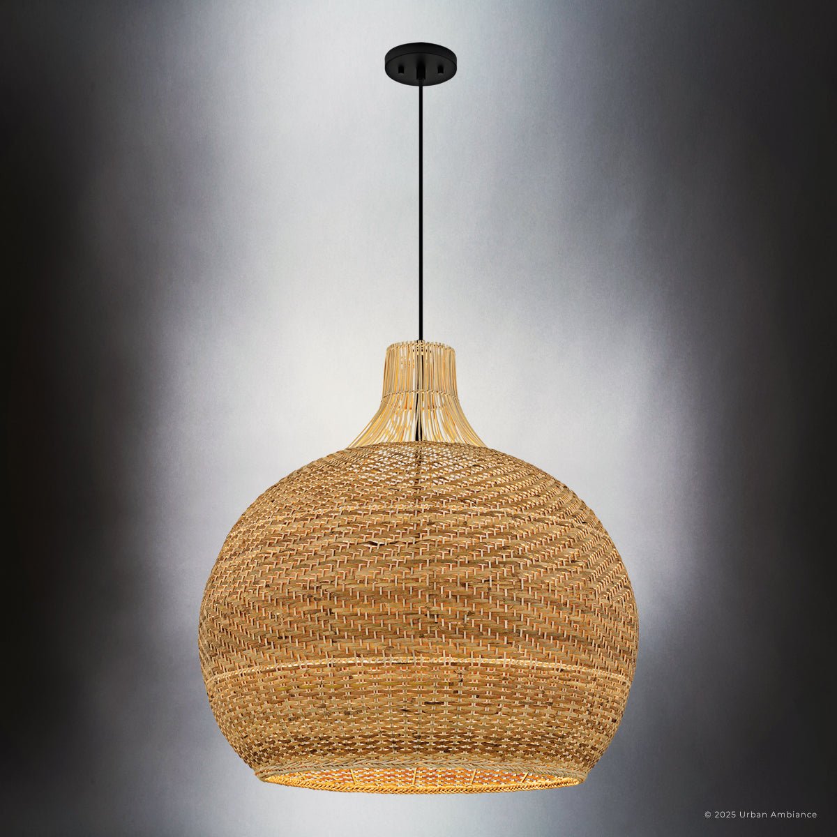 UQL6400 XL Coastal Indoor Pendant, 28.75''H x 28.00''W x 28.00''Dep, M ...