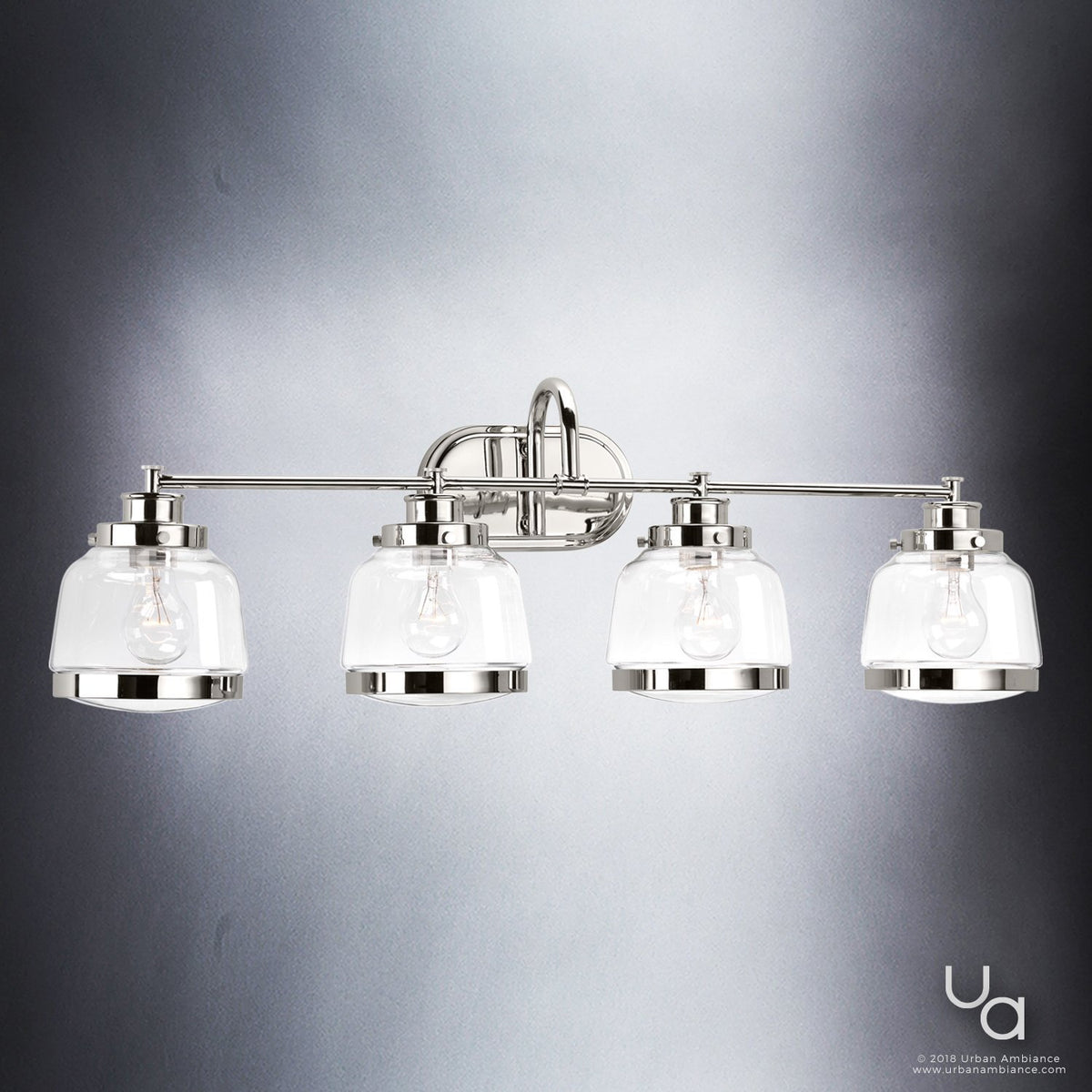 UHP2540 Luxe Industrial Chic Bathroom Vanity Light, 11.25"H x 35.75"W ...