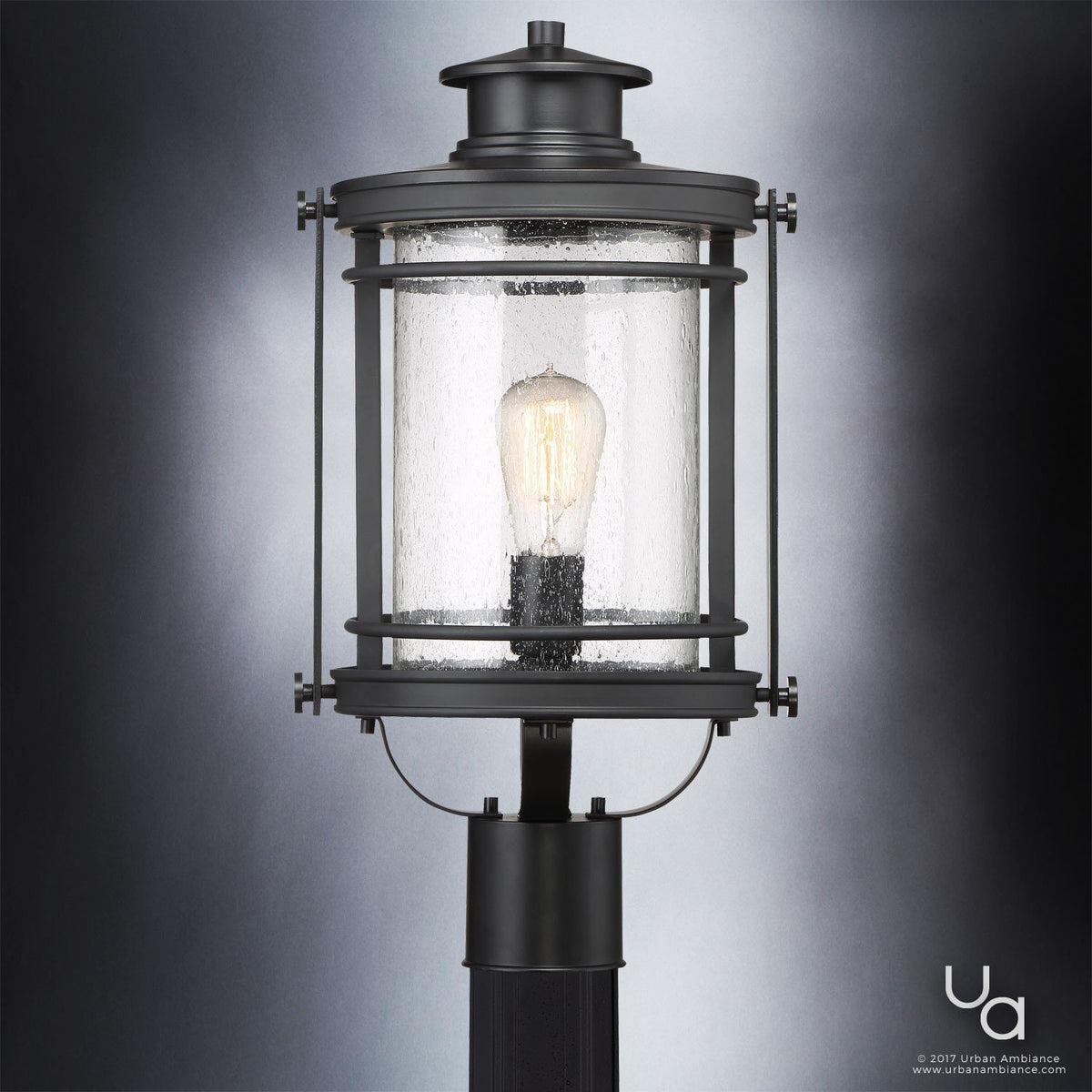 UQL1010 Mid-Century Modern Modern Outdoor Post Light, 19.5"H x 10.5"W ...