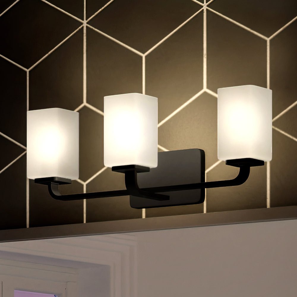 UHP4331 Contemporary Bath Light 8.5''H x 33.5''W, Midnight Black Finis ...